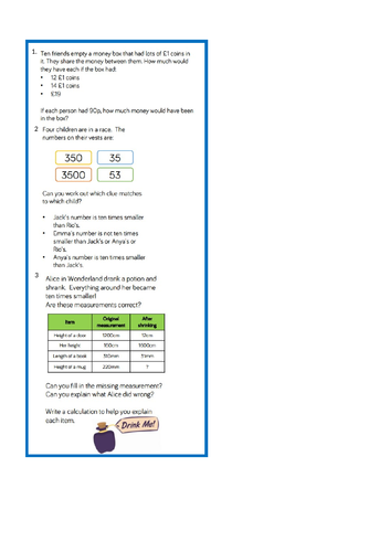 Year 4 White rose multiplication Mastery | Teaching Resources