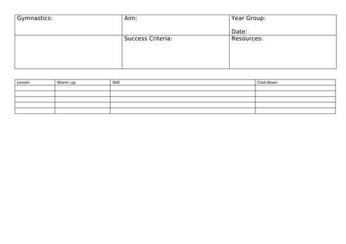 Whole School PE indoor LTP & planning! | Teaching Resources