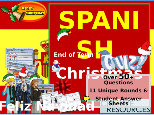 Spanish Christmas MFL Quiz | Teaching Resources
