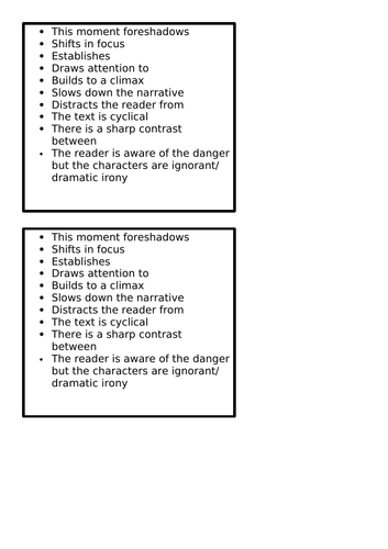 Language Paper 1- Question 3 | Teaching Resources