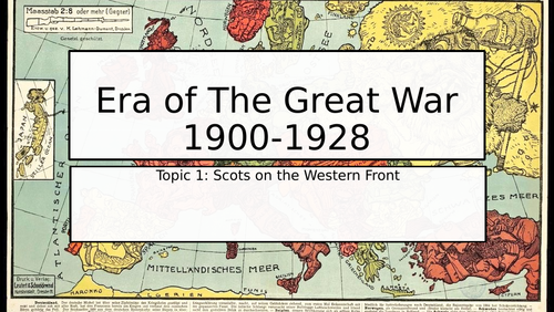 Era of the Great War Topic 1 Workbooks | Teaching Resources