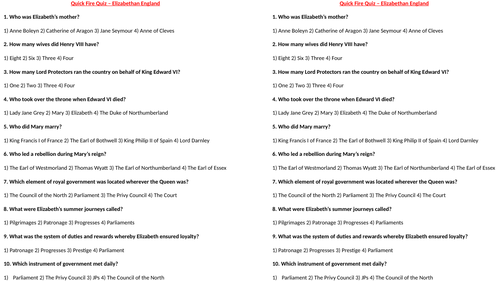 National Government - Elizabeth I's Key Ministers of the Privy Council ...