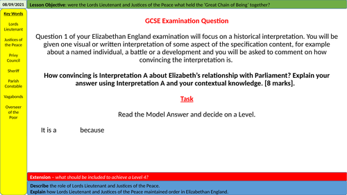 Elizabethan Local Government - Lords Lieutenant and Justices of the ...