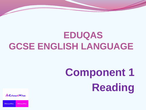 GCSE LESSONS AND MODEL ANSWERS ENGLISH | Teaching Resources