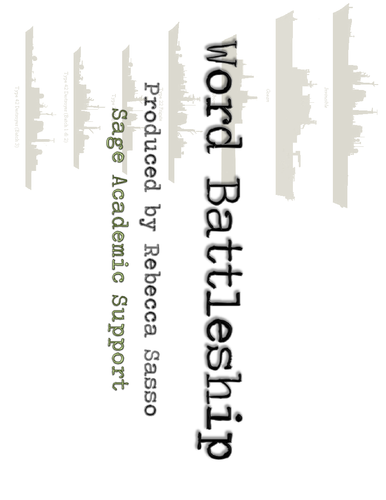 Word Battleship Game | Teaching Resources