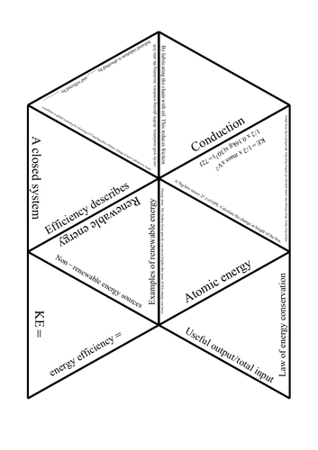CP3 Conservation of energy Tarsia Edexcel | Teaching Resources