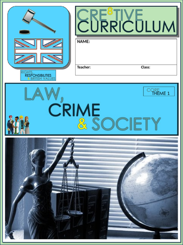 Law Crime Society Work Booklet - PSHE | Teaching Resources