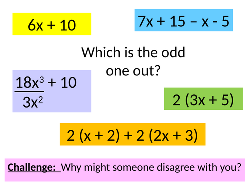 Expanding double brackets (2 lessons) | Teaching Resources