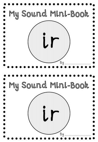 IR PHONICS SOUND MINI-BOOK | Teaching Resources