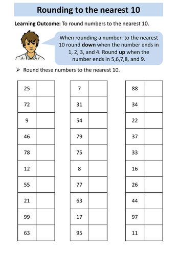 Rounding to 10 - Entry Level Maths | Teaching Resources