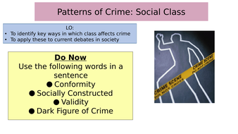 Patterns of Social Class and Crime | Teaching Resources
