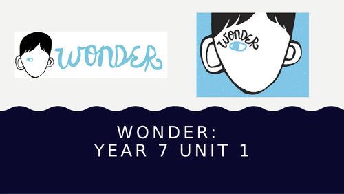 Wonder: Year 7 Full Scheme of Work | Teaching Resources