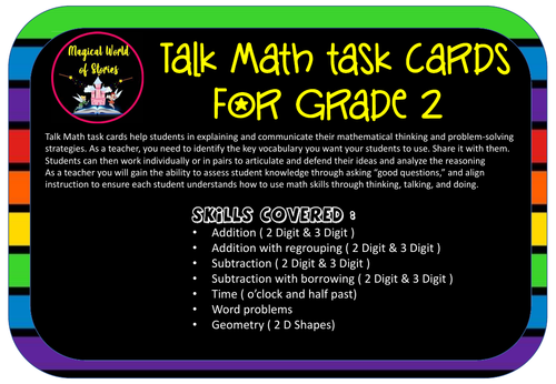 Math Talk for Mathematical thinking | Teaching Resources