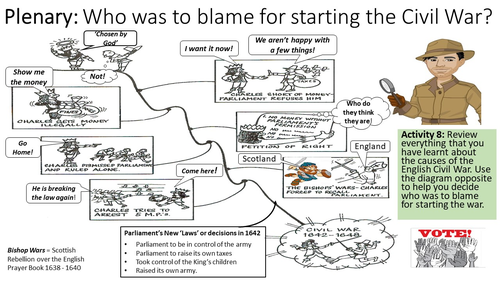 What were the Short Term causes of the English Civil War? | Teaching ...