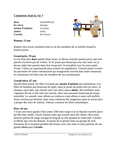 French Imperfect Tense Reading Bundle: Top 5 Readings at 35% off (L ...