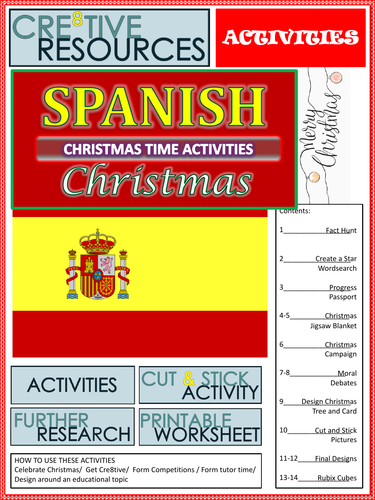 Spanish Christmas Activities | Teaching Resources