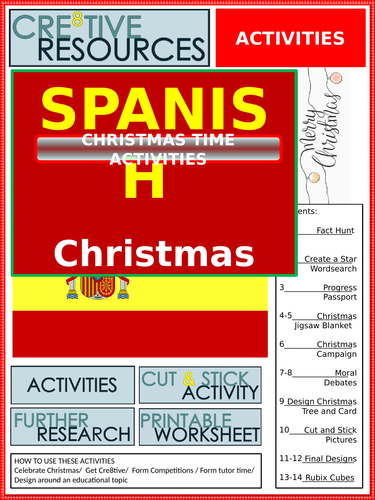 Spanish Christmas Activities | Teaching Resources