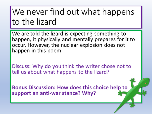 War Poetry Structure | Teaching Resources