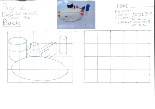 Cubism-Drawing everyday objects | Teaching Resources