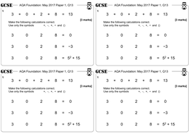 BIDMAS - 4 Operations - GCSE Questions - Foundation - AQA | Teaching ...