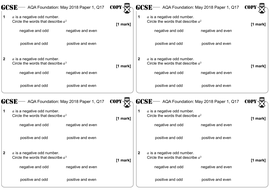 Substitution - GCSE Questions - Foundation - AQA | Teaching Resources