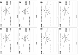 Basic Angle Facts - GCSE Questions - Foundation - AQA | Teaching Resources