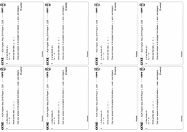 Combining Ratios - GCSE Questions - Higher - AQA | Teaching Resources