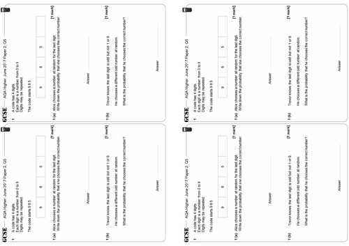 Probability Questions - GCSE Questions - Higher - AQA | Teaching Resources Probability Questions - GCSE Questions - Higher - AQA | Teaching Resources