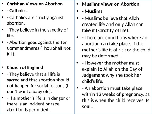 Eduqas Religious Education - Issues of Life & Death | Teaching Resources