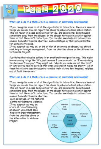 PSHE Workbook Relationships | Teaching Resources