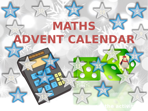 Christmas Advent Calendar Maths 2024 | Teaching Resources