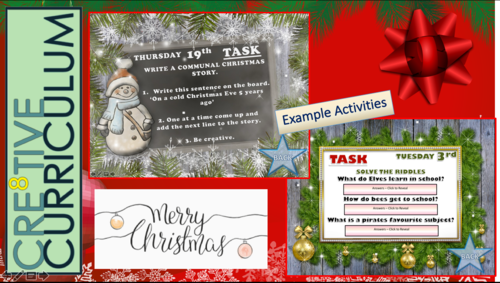 English Christmas Activity Advent Calendar | Teaching Resources