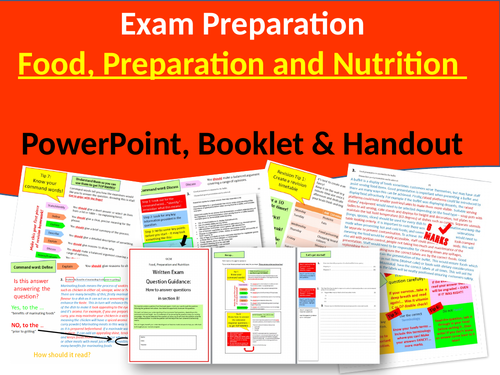 Food Preparation and Nutrition Coursework Guidance & Exam Preparation ...