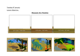 Dinosaur Timeline Activity | Teaching Resources