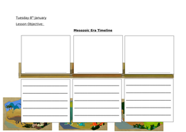 Dinosaur Timeline Activity | Teaching Resources