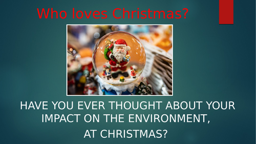 A sustainable Christmas Quiz (Geography) | Teaching Resources