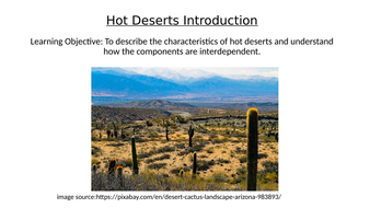 GCSE Geography, Climatic Challenges and Opportunities in the Sahara ...