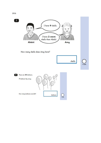 KS1 Reasoning SATS Questions 2016 - 2019 | Teaching Resources KS1 Reasoning SATS Questions 2016 - 2019 | Teaching Resources