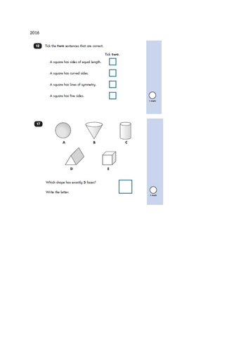 KS1 Reasoning SATS Questions 2016 - 2019 | Teaching Resources KS1 Reasoning SATS Questions 2016 - 2019 | Teaching Resources