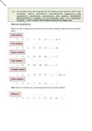 Special sequences (Higher).docx | Teaching Resources