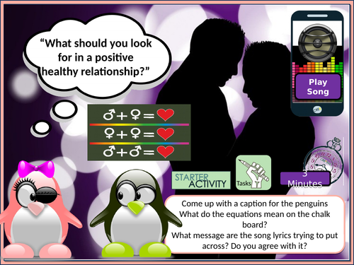 Look for in a partner Card Sort PSHE | Teaching Resources