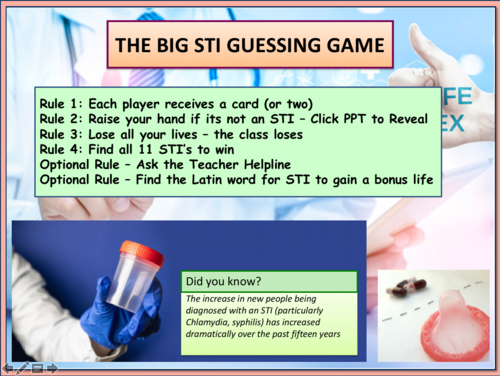 STI Guessing Activity Card Sort - PSHE | Teaching Resources