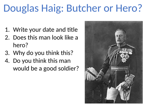 General Haig Lesson | Teaching Resources