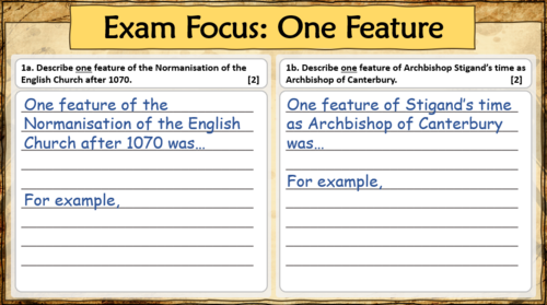 Lanfranc & Stigand Normanisation - Anglo-Saxon & Norman England - GCSE ...