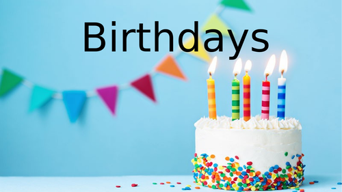 Birthdays for EYFS | Teaching Resources