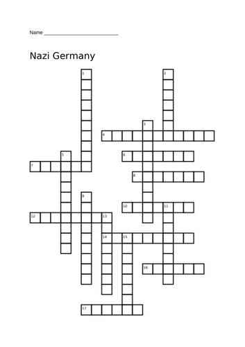 Year 11 Nazi Germany Unit | Teaching Resources