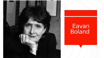 Eavan Boland Poetry | Teaching Resources
