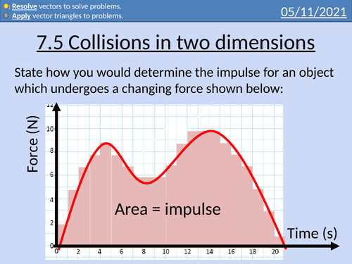 OCR AS level Physics: Collisions in two dimensions | Teaching Resources