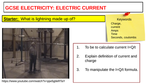Charge current time worksheet | Teaching Resources