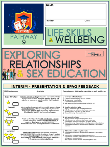 RSE KS4 PSHE WorkBook - PSHE | Teaching Resources